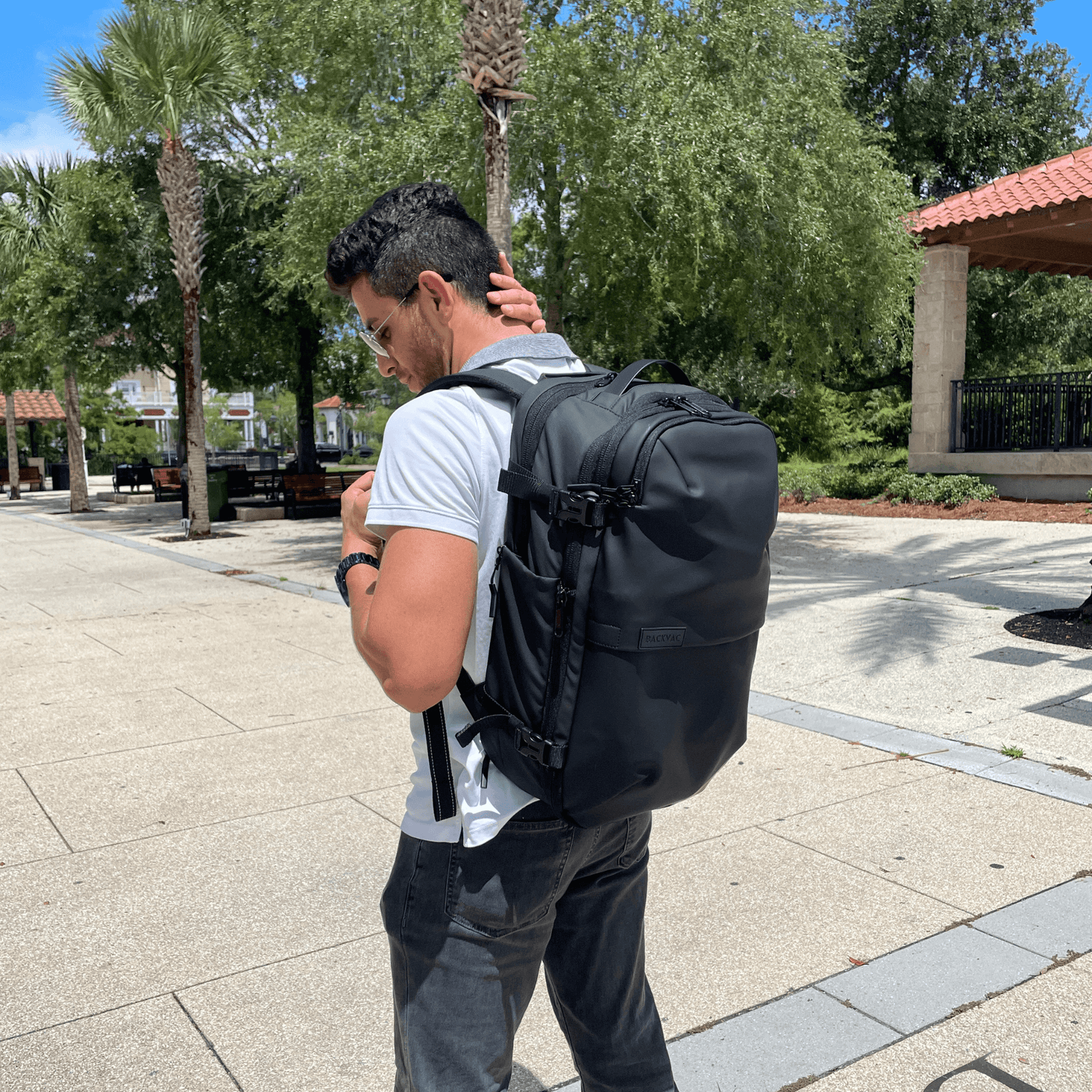 Backvac® | Patented Vacuum Compression Backpack